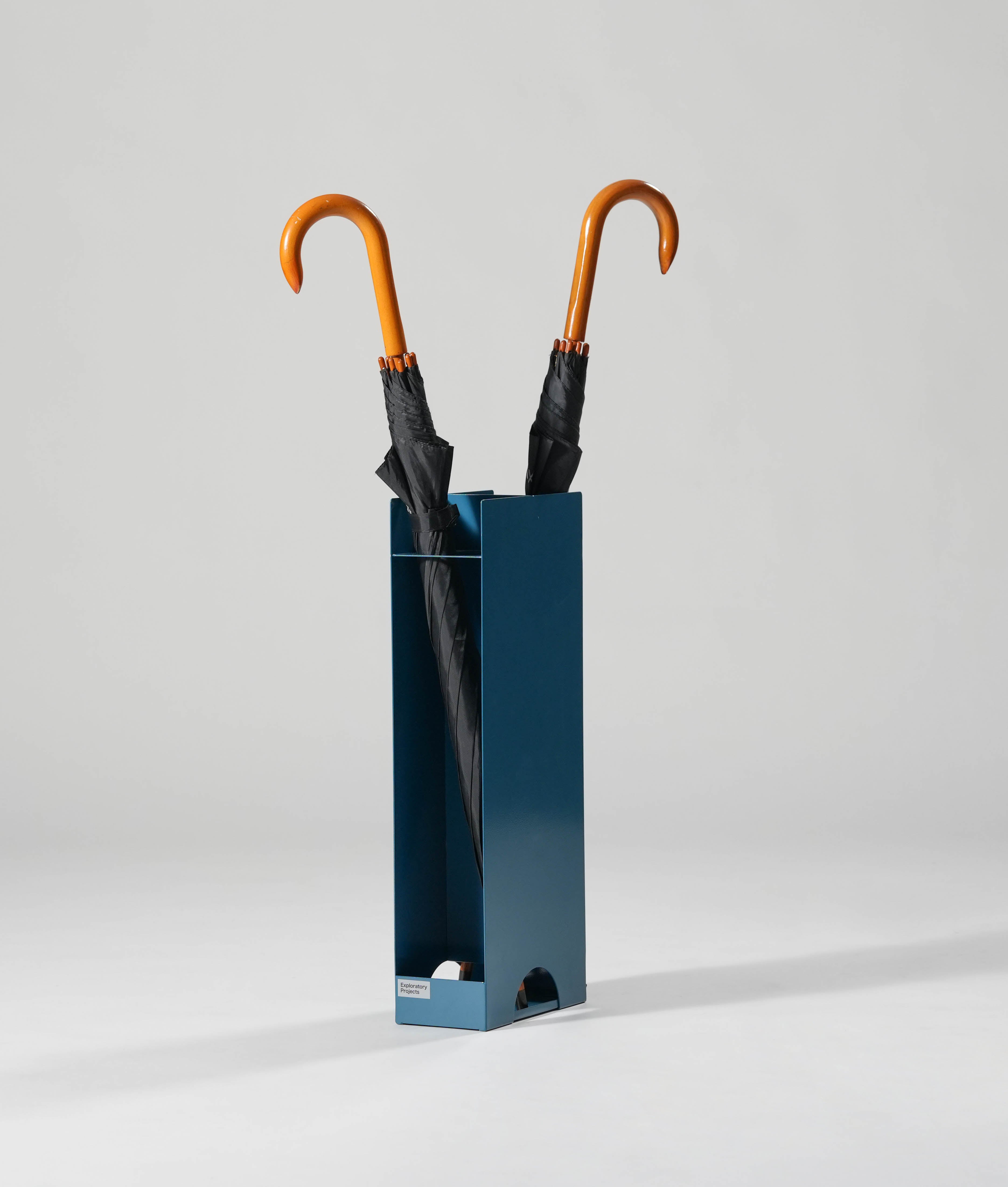 Pipes and Beams - 2-Tier Umbrella Stand Blue – Exploratory Projects